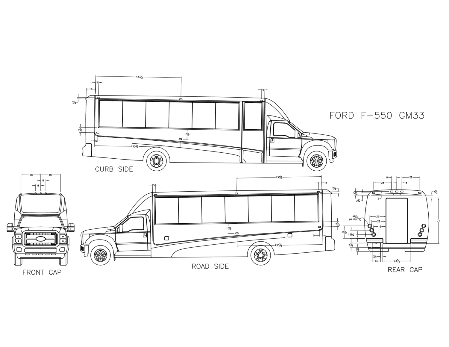 Grech Motors GM33 Ford F600 Luxury Shuttle Bus