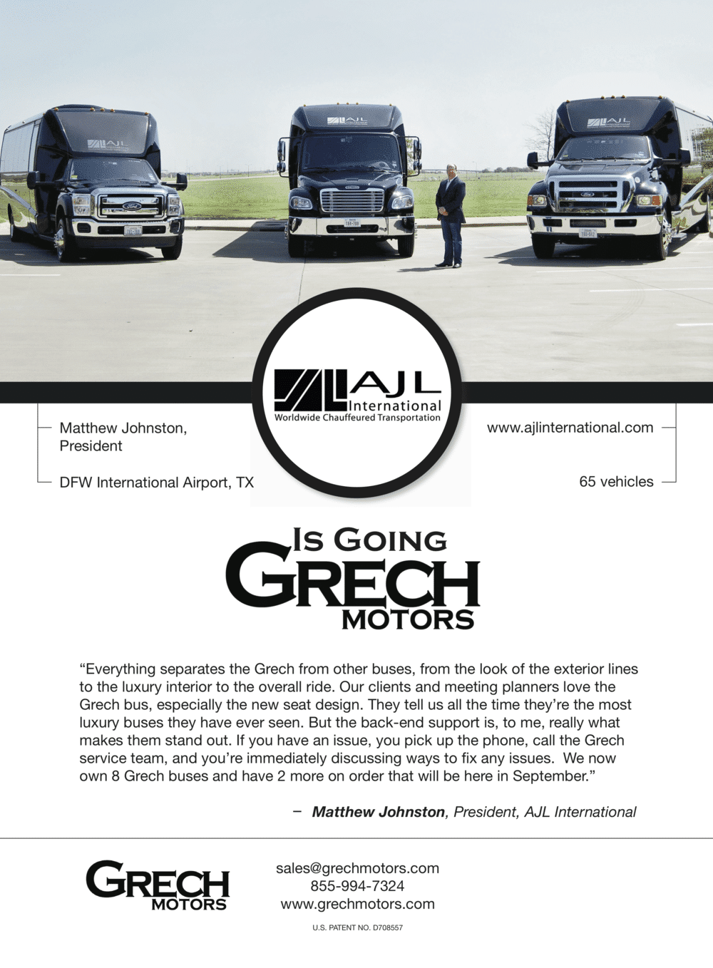 Grech Motors - "Going Grech" — Grech Motors | Luxury Shuttle Bus ...