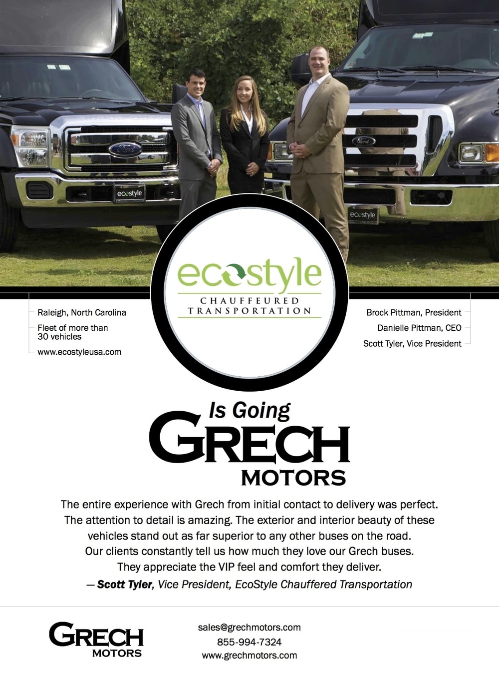 Grech Motors - "Going Grech" — Grech Motors | Luxury Shuttle Bus ...