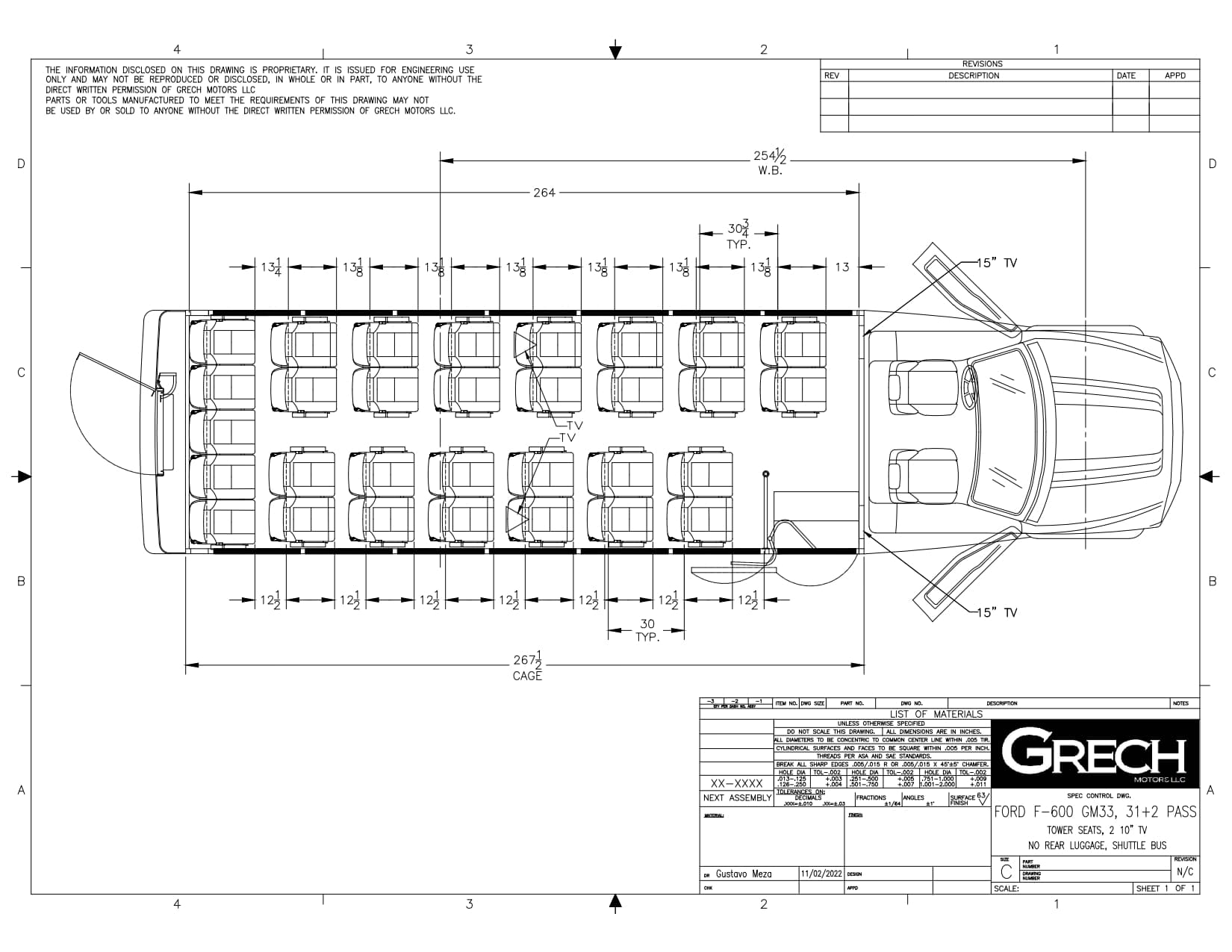 Mini Bus Dimensions