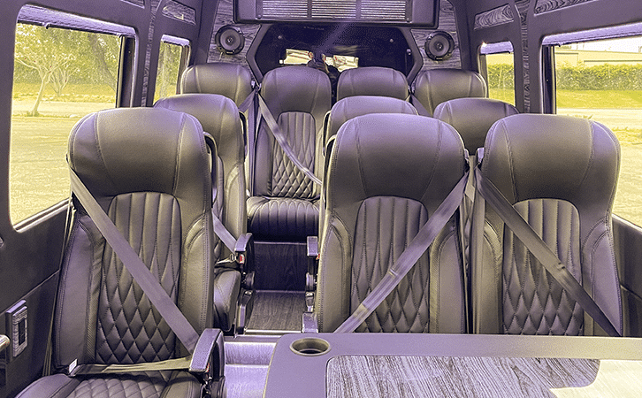 13 Passenger Executive Shuttle Sprinter Black - Grech Motors