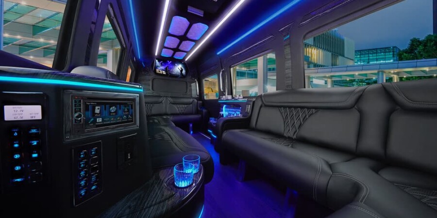 14 Passenger Sprinter Limo Black - Grech Motors