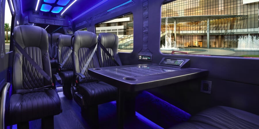 13 Passenger Executive Shuttle Sprinter Black - Grech Motors
