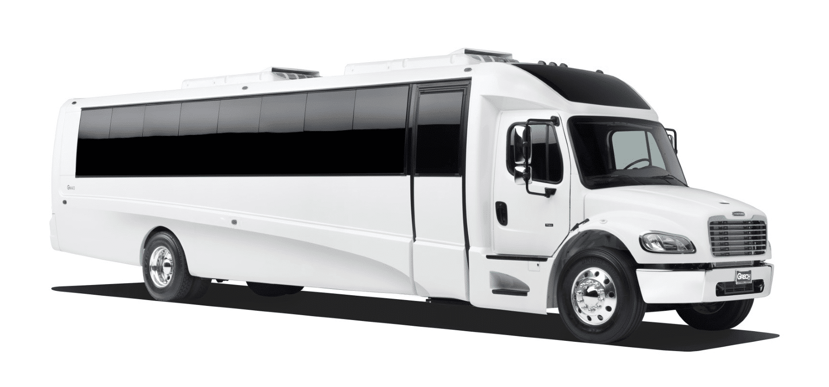 40 Passenger GM40 Freightliner S2 White - Grech Motors